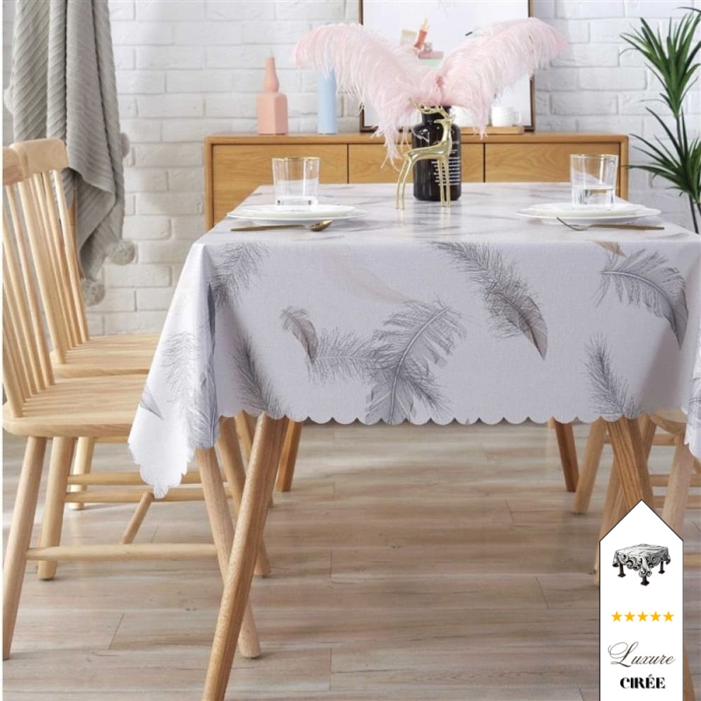 Toile cirée avec plumes | Livraison gratuite